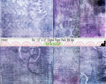 Unique purple scrapbook related items | Etsy