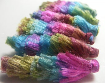 Fiber Beads Textile Beads Dread Beads Soft Jewelry by FiberBeads