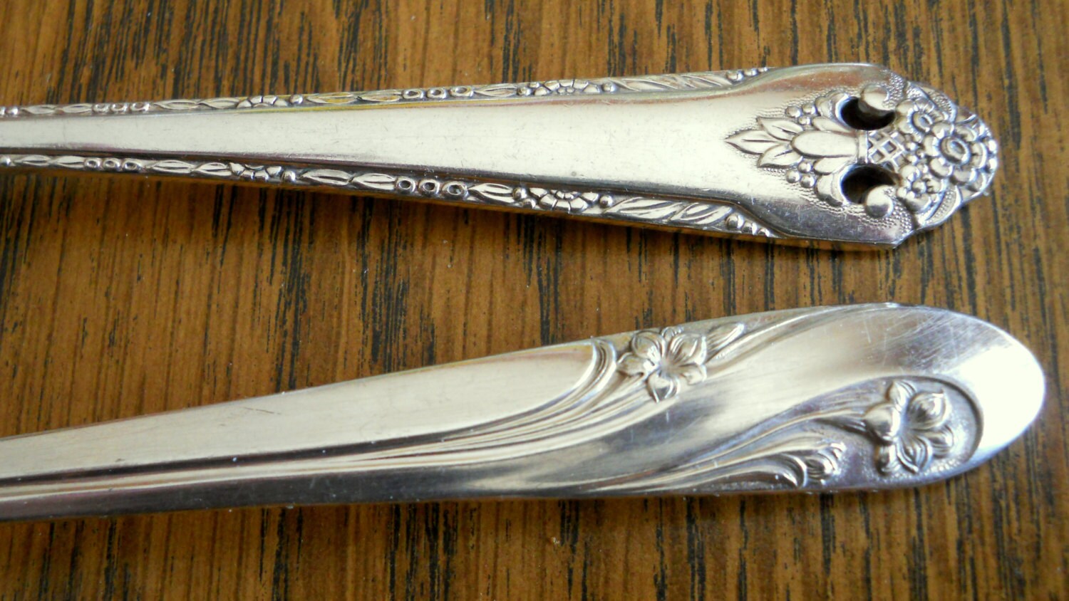 Set of 2 – Mixed Homer Edwards Large Server Serving Fork – Floral ...