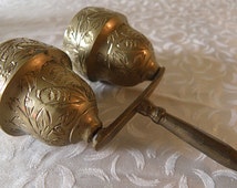 Popular items for india brass bells on Etsy