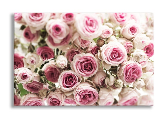 Paris Photograph on Canvas Paris Roses Fine Art by GeorgiannaLane