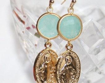 Popular items for catholic earrings on Etsy
