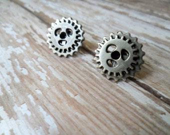 Popular items for gear earrings on Etsy
