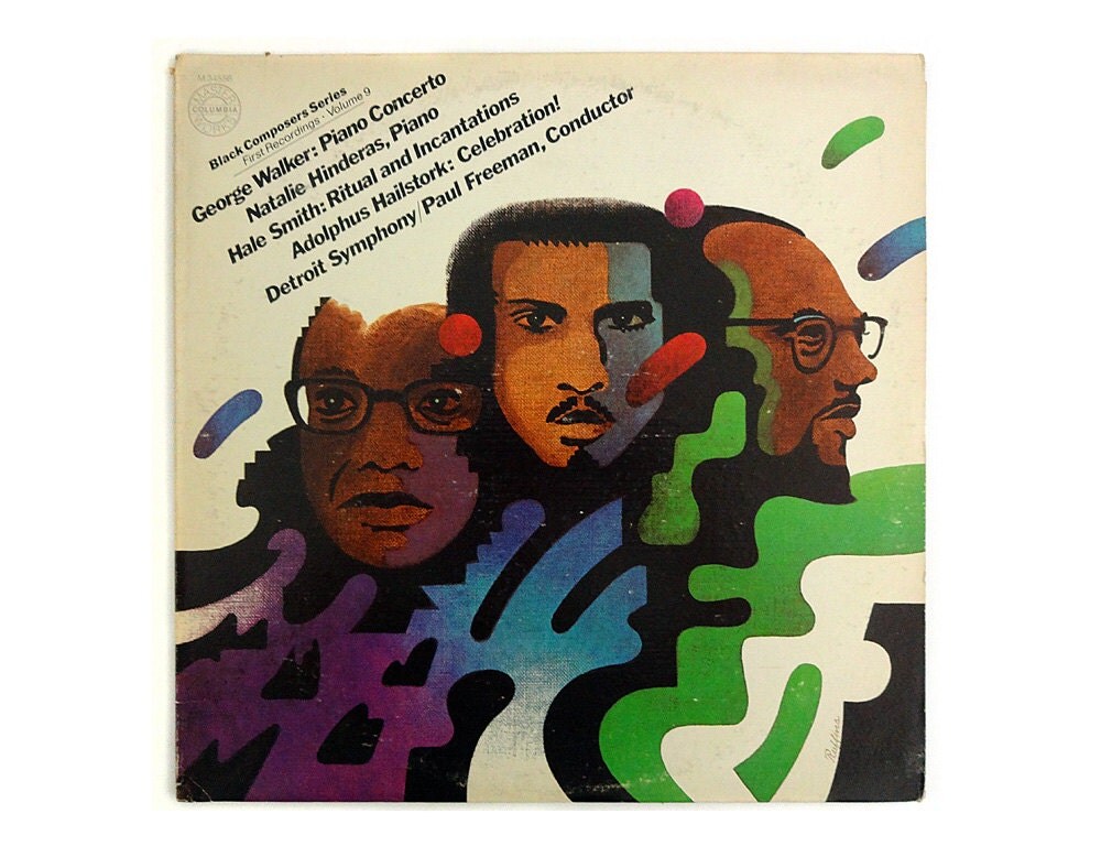 Reynold Ruffins record album design 1978. Black