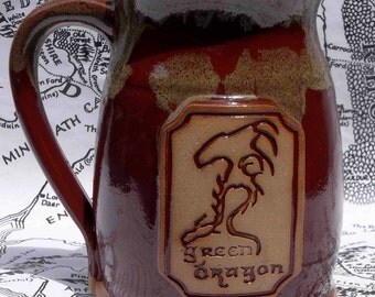 Popular items for green dragon mug on Etsy
