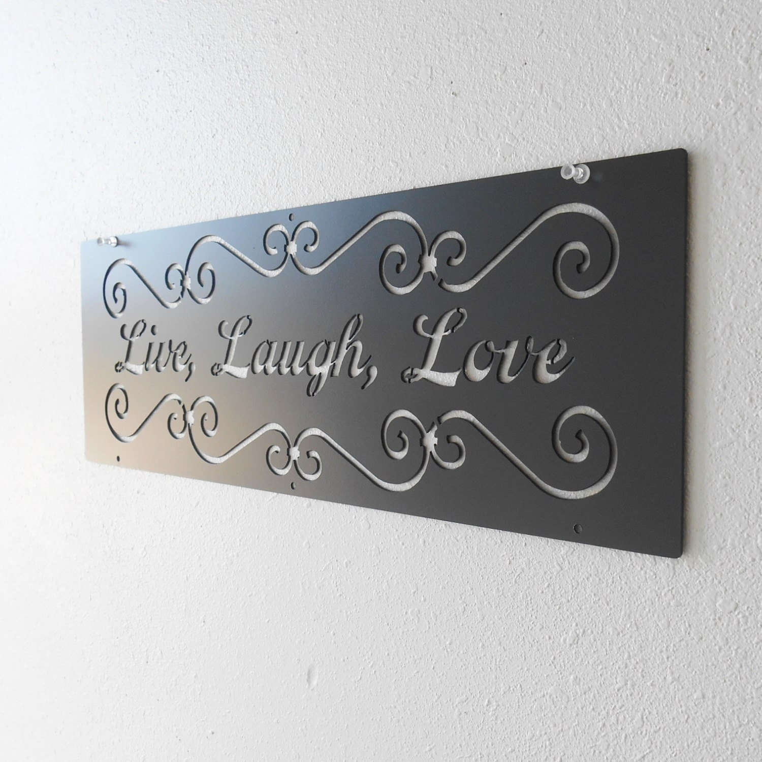 Live Laugh Love / Metal Art / Wall Decoration / Metal Sign