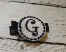 Unique initial hair clips related items | Etsy