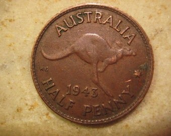 Popular items for half penny coin on Etsy