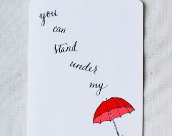 Under my umbrella | Etsy