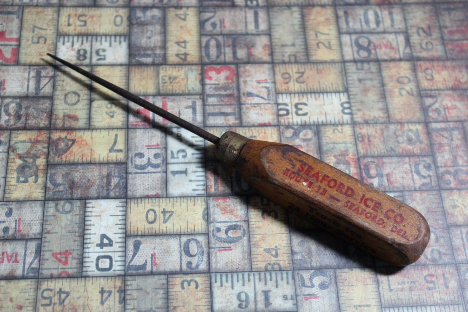 Antique Advertising Ice Pick