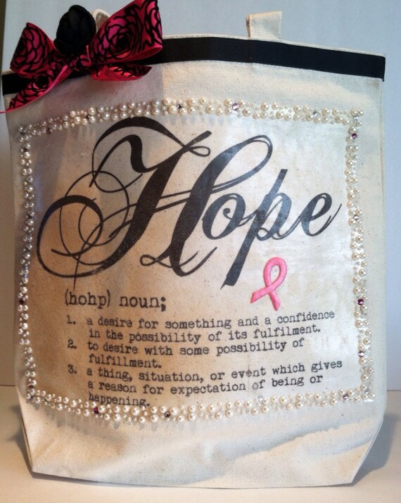 Items similar to Hope tote bag on Etsy