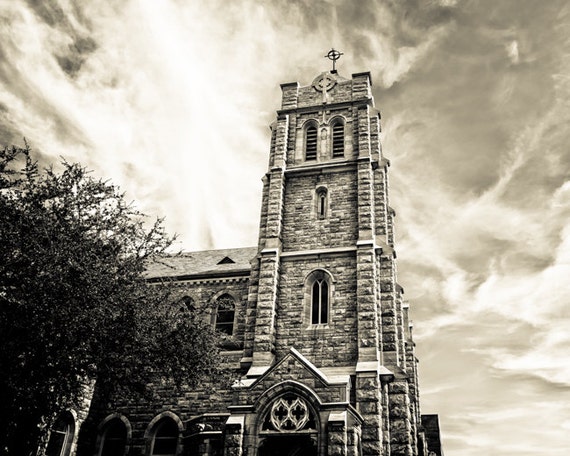 Fort Worth Texas Art Deco Gothic Revival Building