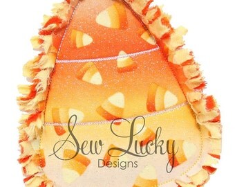 Candy Corn Cupake Earrings