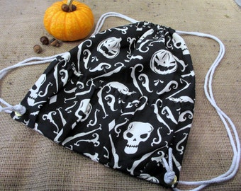 NEW Limted Edition Halloween Drawstring Backpack, Halloween Bag, Book ...