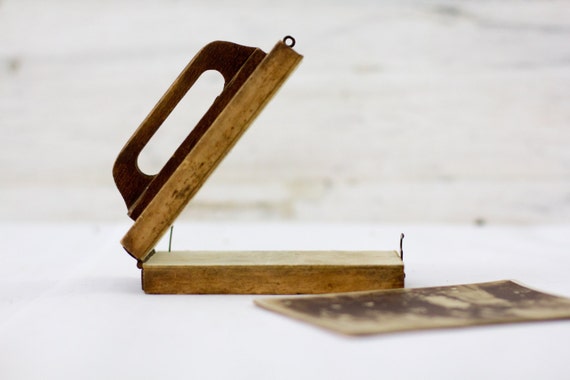 French Antique Wooden Paper Press by Aulapinnoir on Etsy