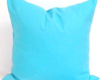 Popular items for bright blue pillow on Etsy