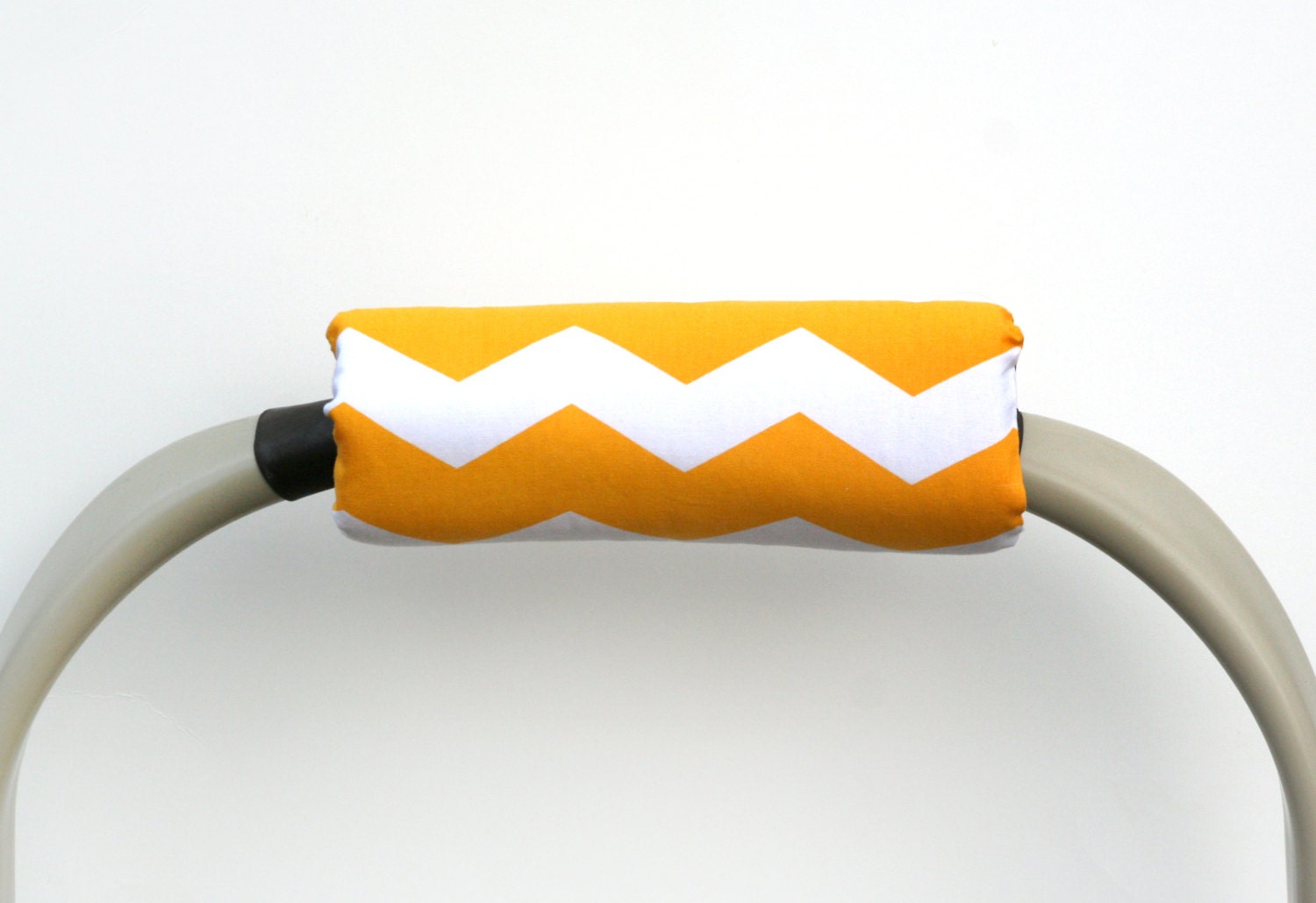 Yellow and Gray Arm Rest / Padded Arm Rest / by jennypennydesigns