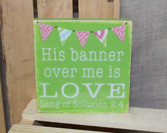 Popular items for his banner over me on Etsy