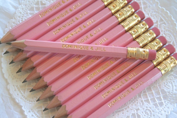Mini Personalized Pencils PERSONALIZED Favors