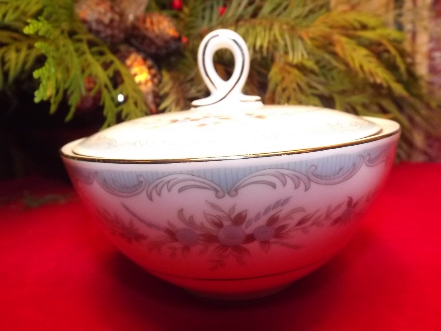 Vintage Mikasa Fine China Sugar Bowl Roslyn Pattern 5650 Japan – Haute ...