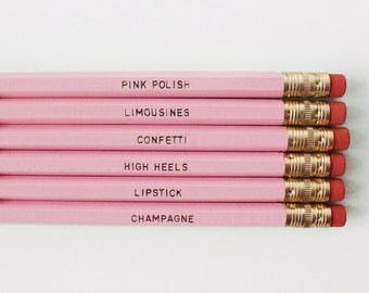 Pencils with quotes | Etsy