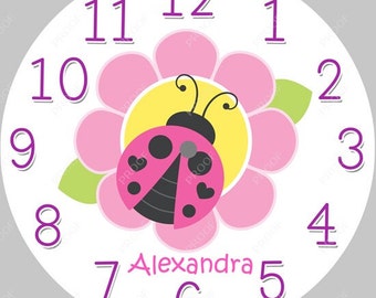 Ladybug clock | Etsy