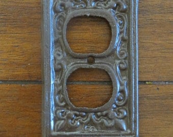 Antique White Decorative Electrical Outlet by VeritasInspired