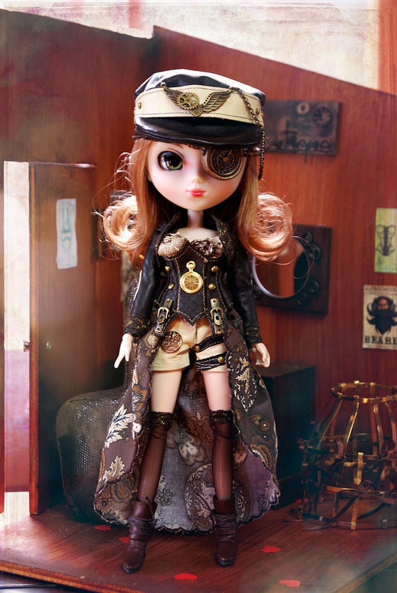 SALE Pullip Steampunk Clock Outfit | Etsy | Steampunk clock, Steampunk ...