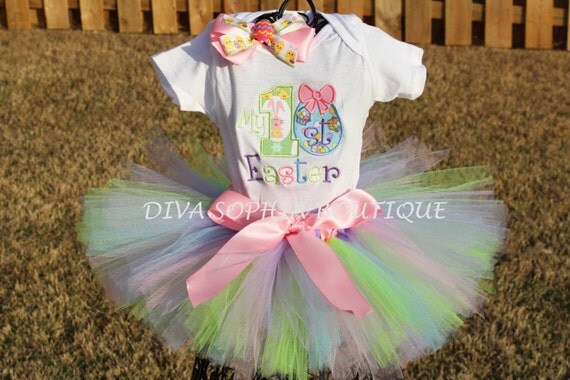 Items Similar To My First Easter Tutu Set On Etsy