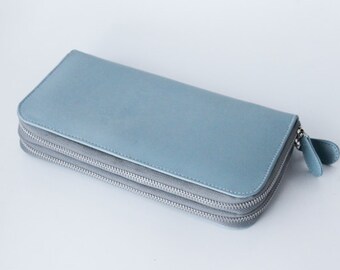 Baby blue wallet | Etsy