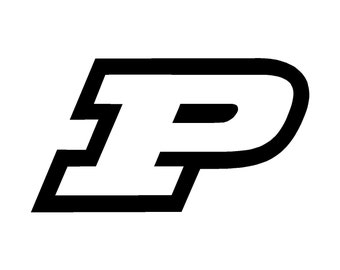 Purdue Boilermakers Cornhole Decals (P)