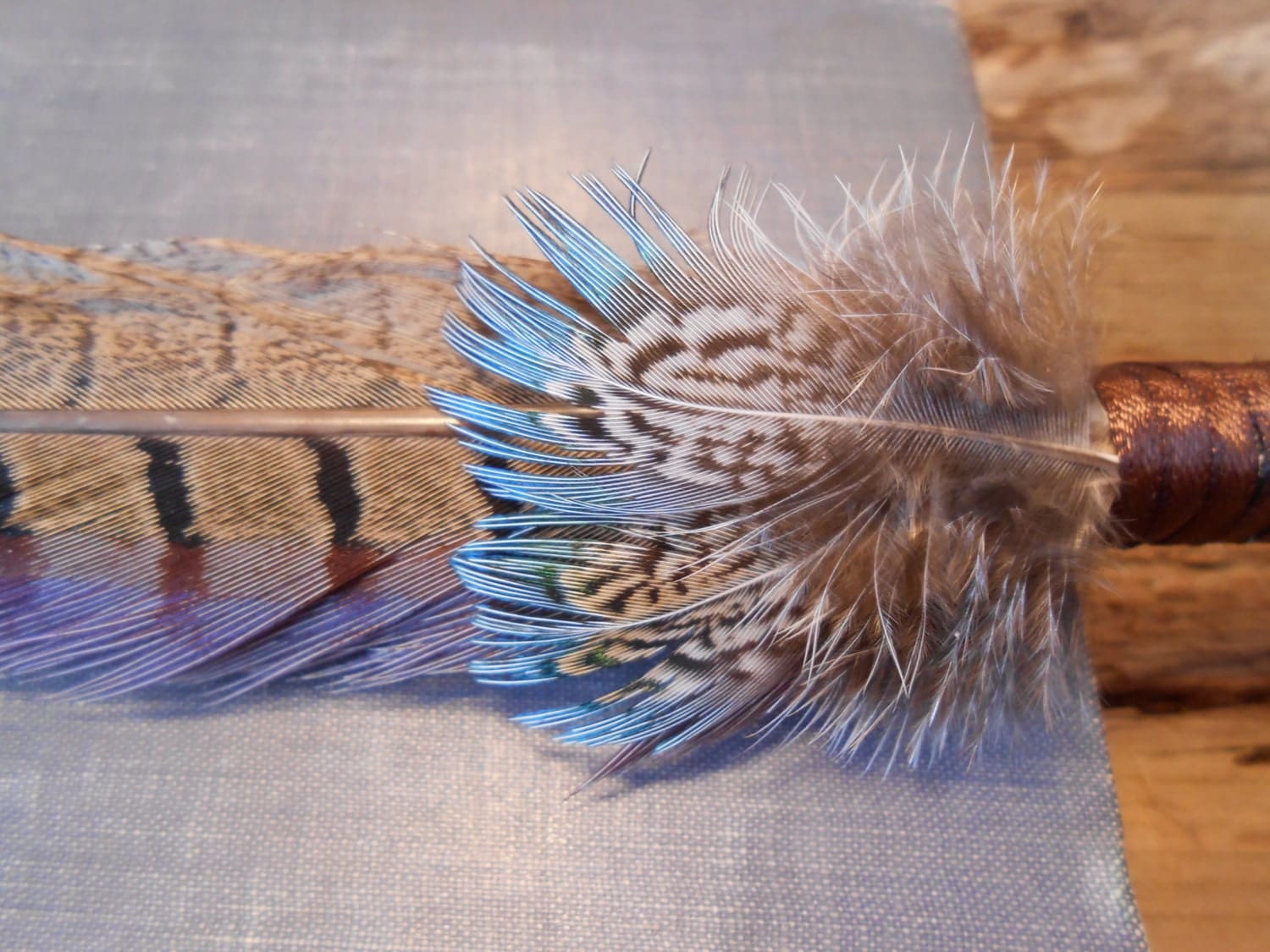 The PHEASANT FEATHER Quill Pen Collection.Genuine Tie Fly