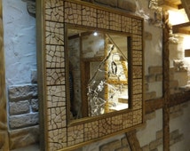 Unique wood mirror related items | Etsy