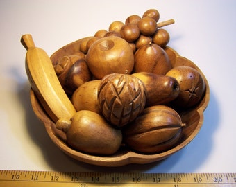 Popular items for vintage wooden fruit on Etsy