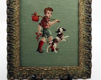 Popular items for finished needlepoint on Etsy