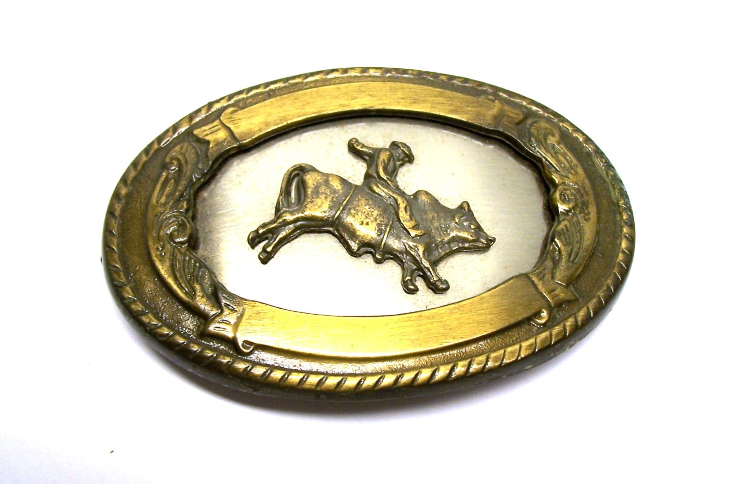 Rodeo Bull Riding Belt Buckle