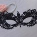 Beautiful Crown Mask Black Lace Mask Masquerade Ball Mask