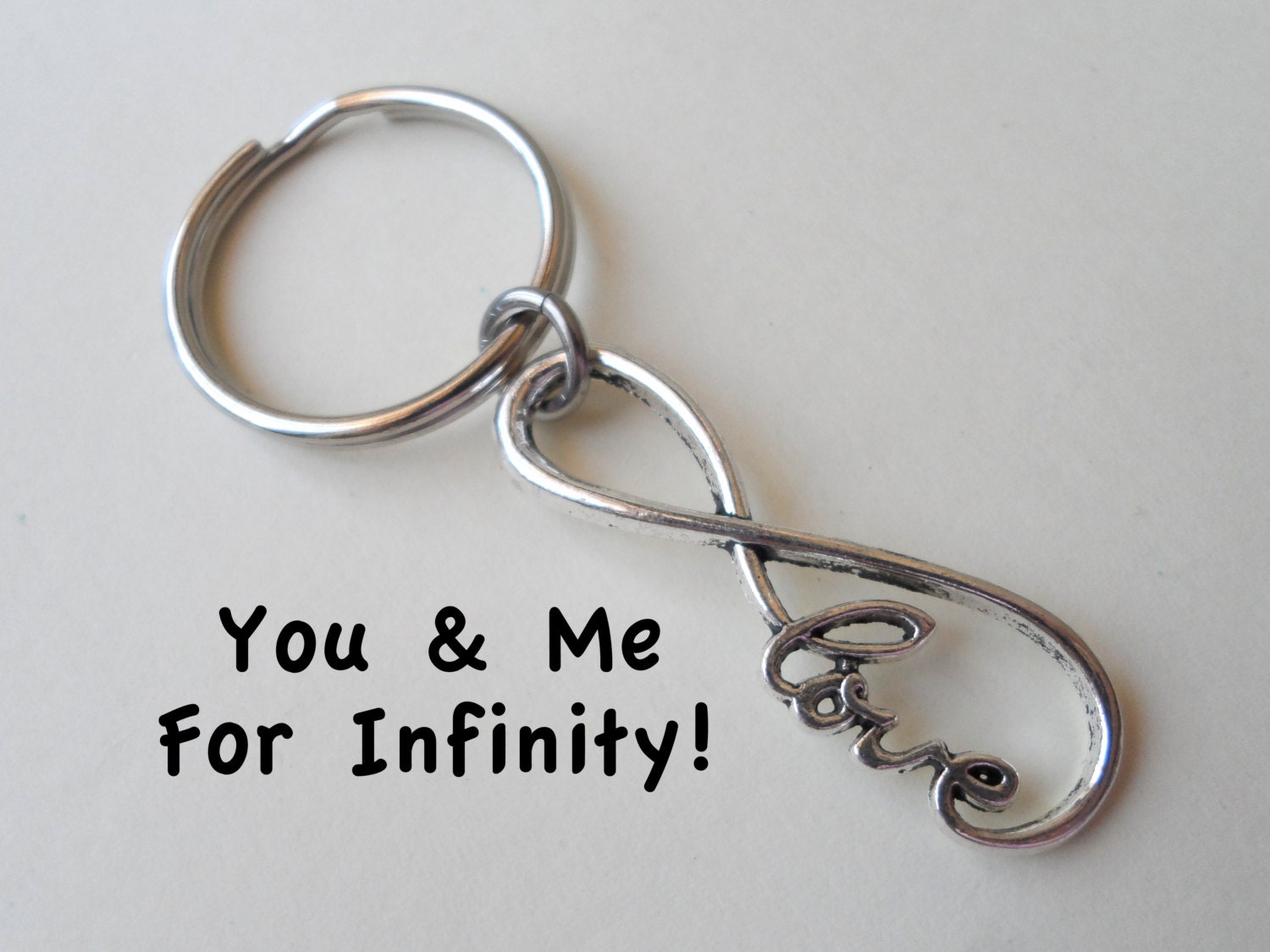 Infinity Keychain Infinite Love Keychain Gift Couples