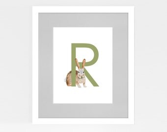 Popular items for r is for rabbit on Etsy
