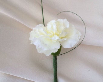 Popular items for ivory carnations on Etsy