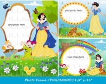 Popular items for snow white frame on Etsy