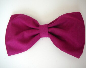 Popular items for magenta hair bow on Etsy