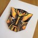 Comic quilling artQuilled Transformers Autobots Mask