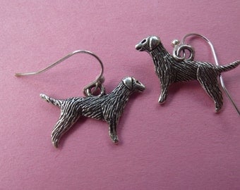 Labrador Retriever earrings sterling silver
