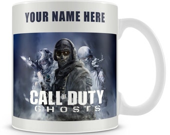 Call of Duty Ghosts - Mug personalised - Game Gift Tea Cup Coffee 11oz
