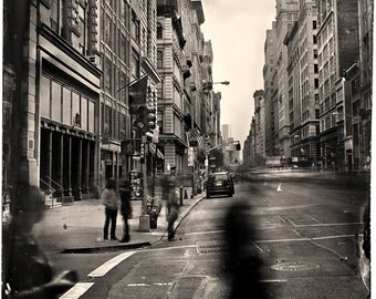 Wet Plate Collodion Photography Print Skull with lens eye