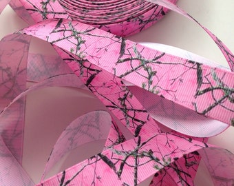 Pink camo ribbon | Etsy