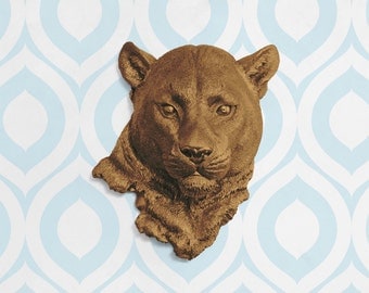 Fake lion head | Etsy