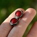 Drop of RED WINE reto ring nostalgic ring by JoannaJagoda on Etsy