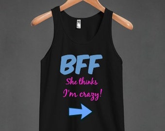 Popular items for best friends tank on Etsy